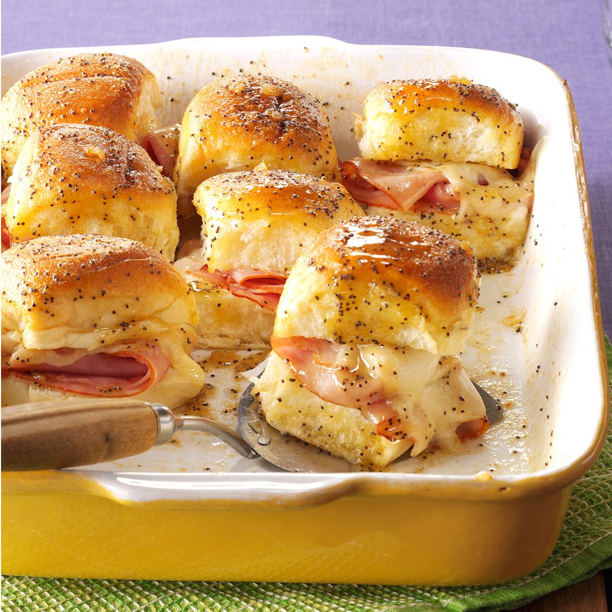 Caramelized Ham Swiss Buns Recipe Taste Of Home caramelized-ham-swiss-buns-recipe-taste-of-home