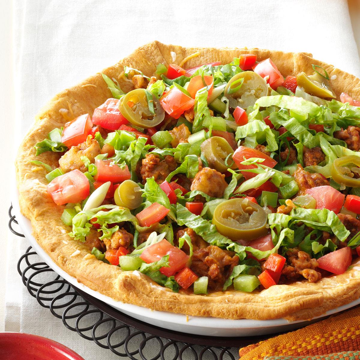 Chicken Taco Pie Recipe | Taste of Home