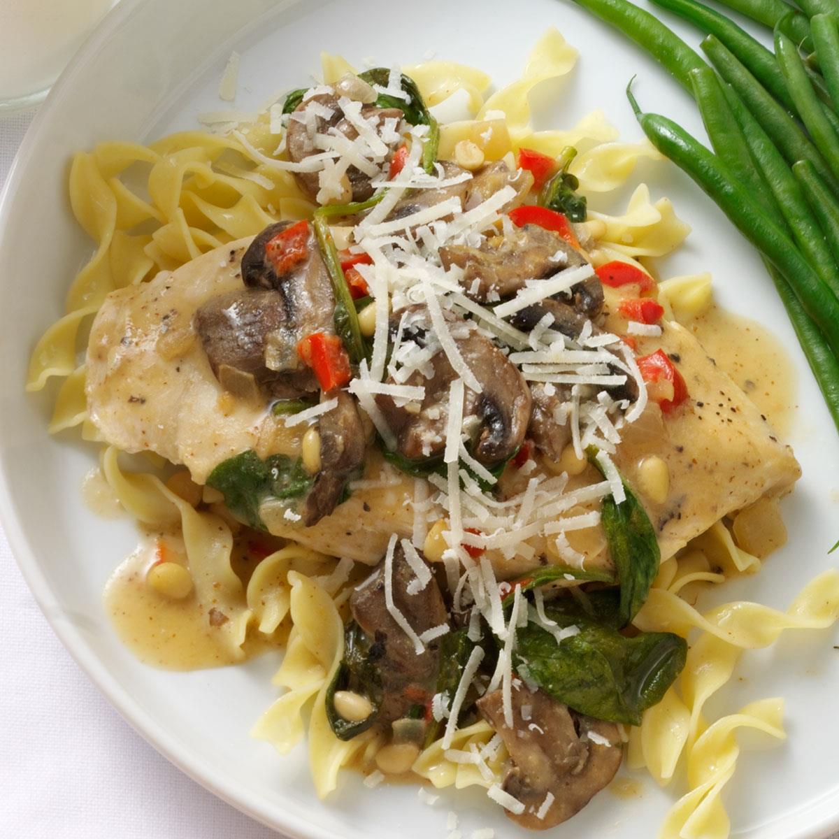 Italian Chicken Skillet Supper Recipe | Taste of Home