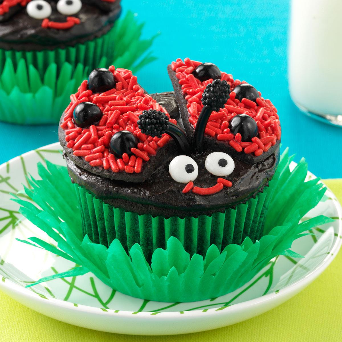 Ladybug Cupcakes Bouquet