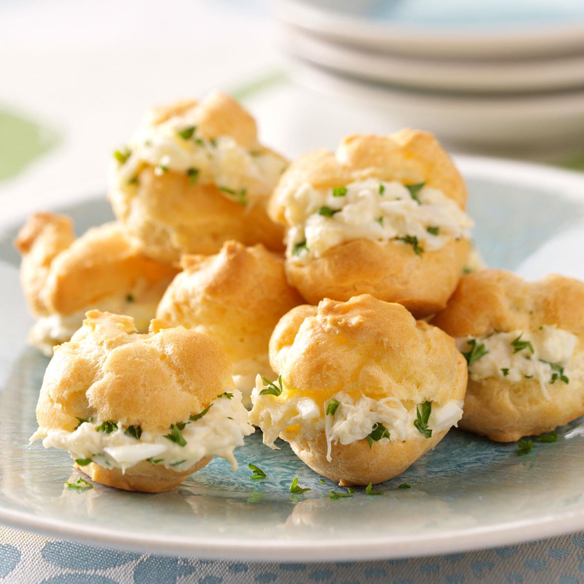 Party Crab Puffs Recipe | Taste of Home