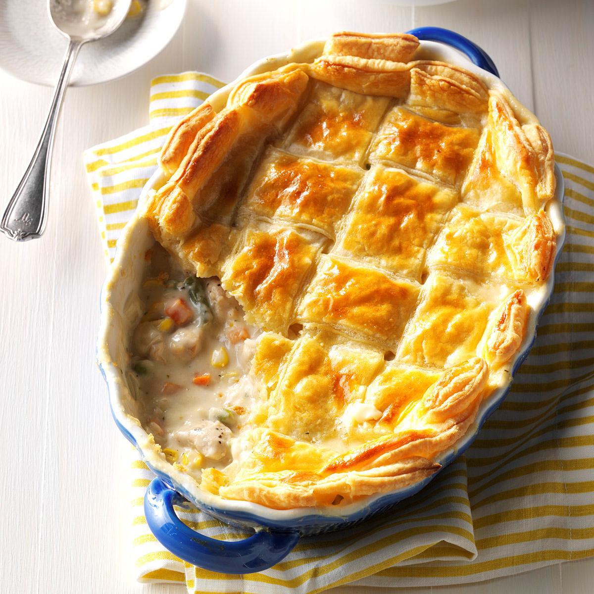 Puff Pastry Chicken Potpie Recipe Taste Of Home