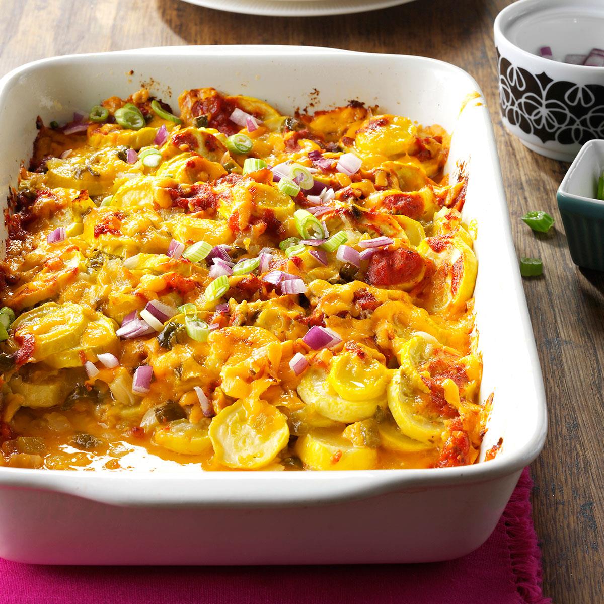 Tex Mex Summer Squash Casserole Recipe Taste Of Home tex-mex-summer-squash-casserole-recipe-taste-of-home