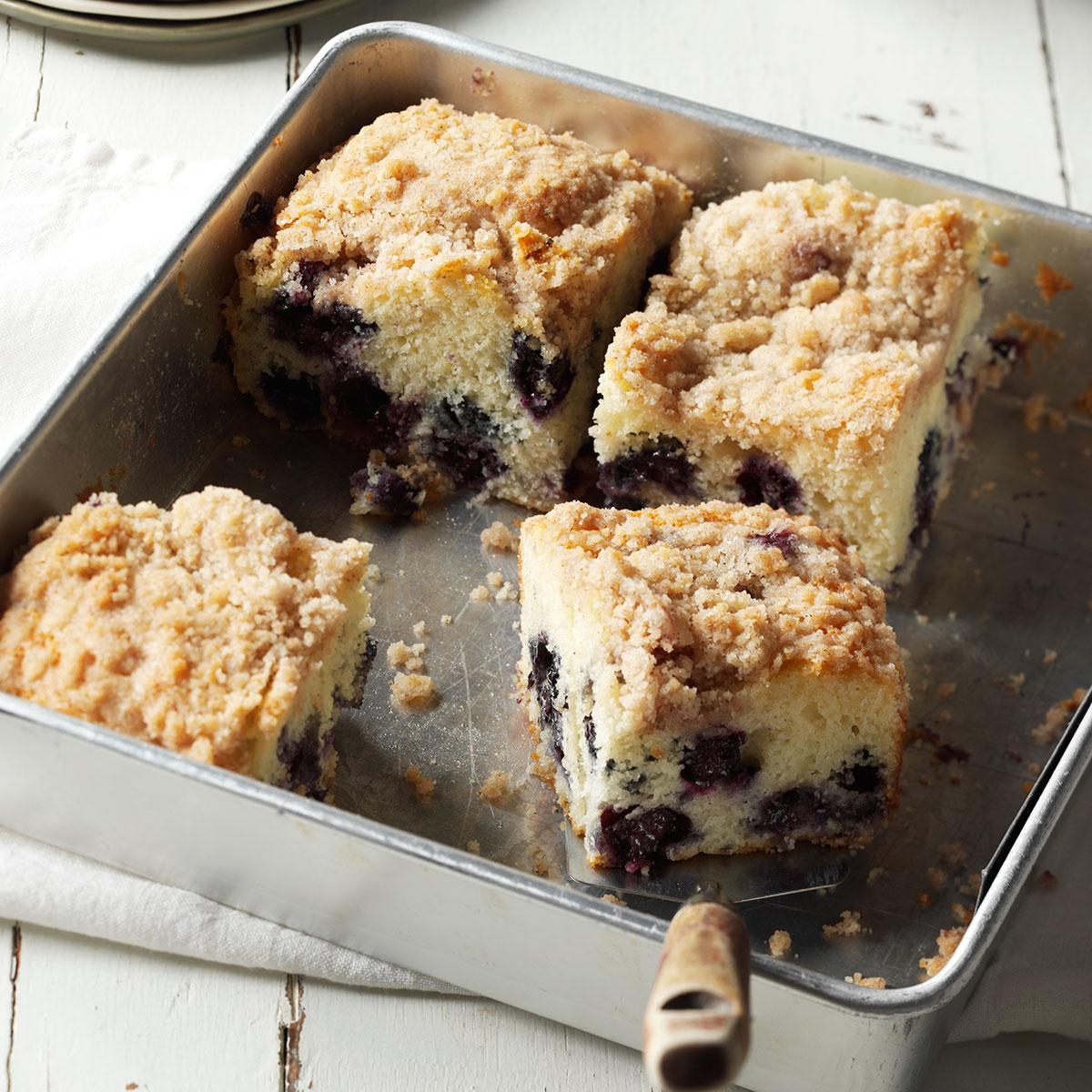 Down East Blueberry Buckle Recipe | Taste of Home