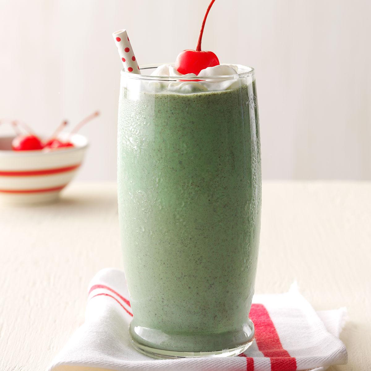 Thin Mint Milk Shake Recipe | Taste of Home