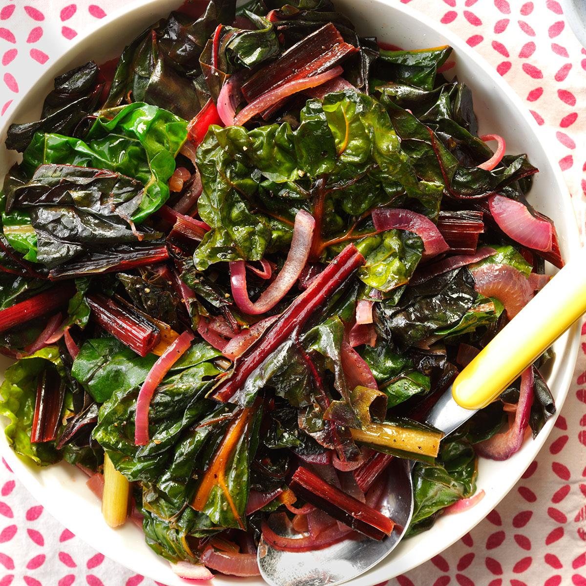Garden-Fresh Rainbow Chard Recipe | Taste of Home