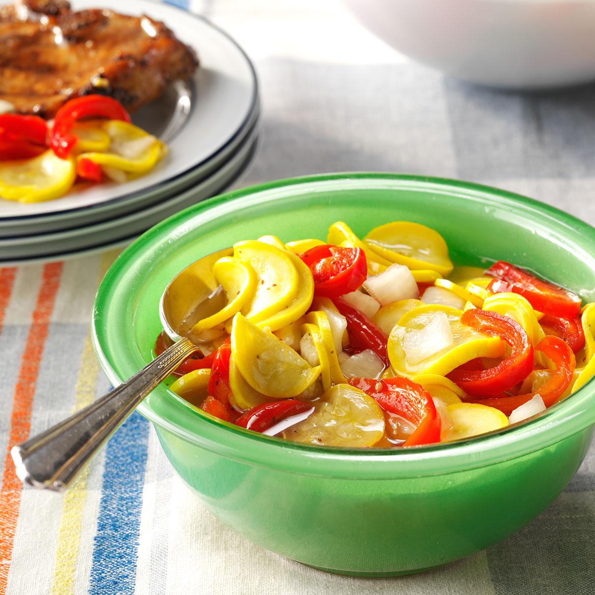 So-Sweet Squash Pickles Recipe | Taste of Home