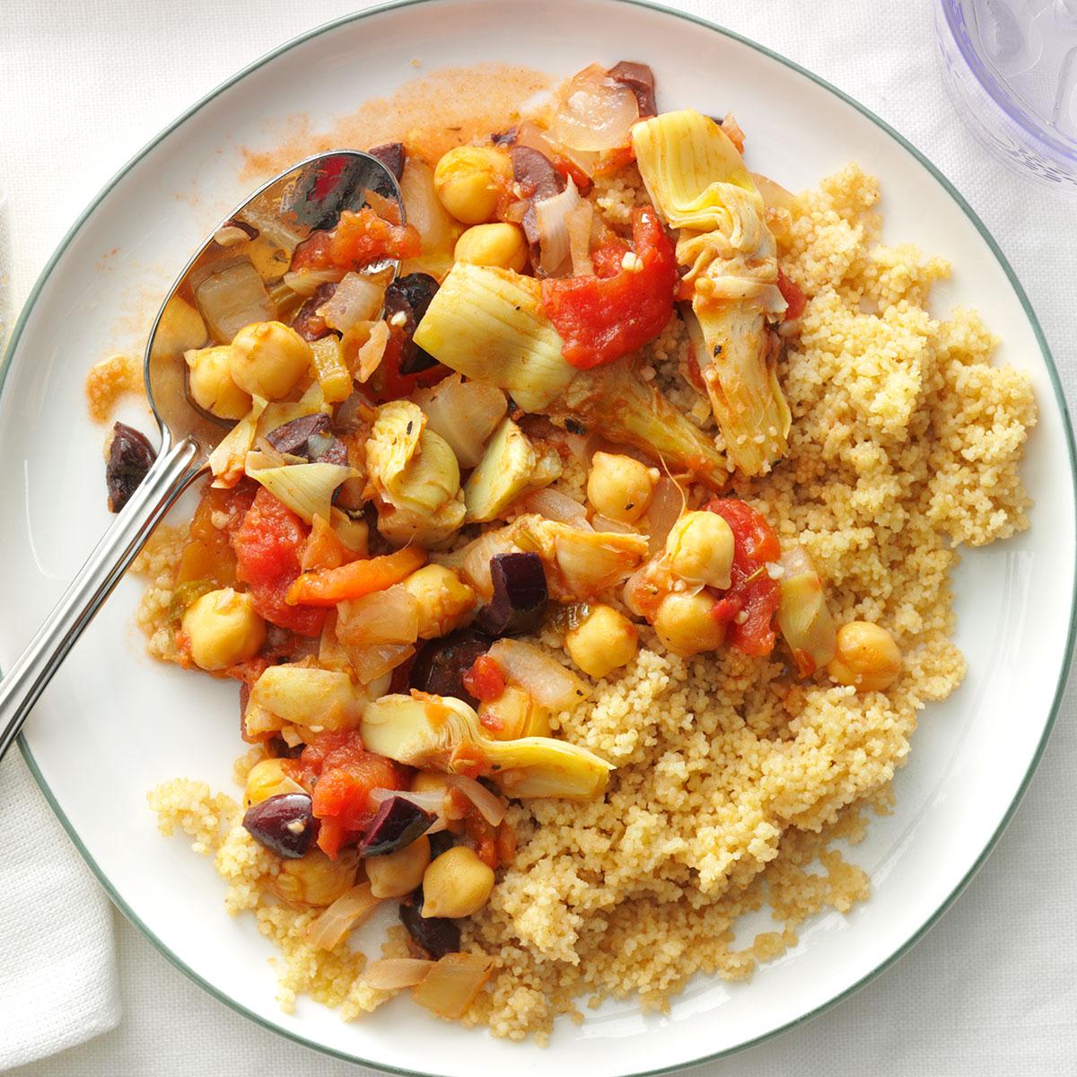 Mediterranean Chickpeas Recipe | Taste of Home