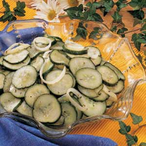 Marinated Cucumbers Recipe | Taste of Home