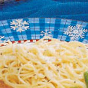 Honey-Garlic Angel Hair Recipe | Taste of Home