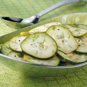 Cucumbers with Dill Recipe | Taste of Home