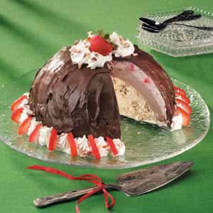 Triple-Layer Ice Cream Bombe Recipe | Taste of Home