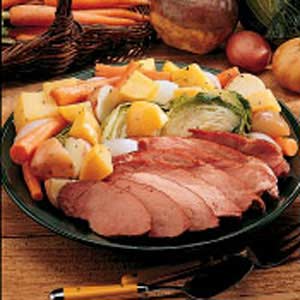 ham and cabbage boiled dinner
