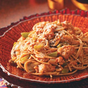 Quick Turkey Spaghetti Recipe | Taste of Home