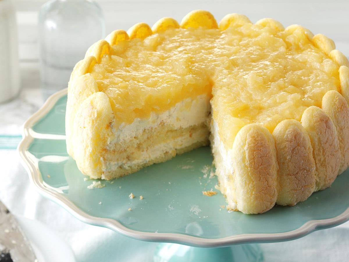 Pineapple Lady Finger Cake